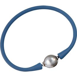 ADRIANA Damen Armband mit Tahiti-Zuchtperle, blau