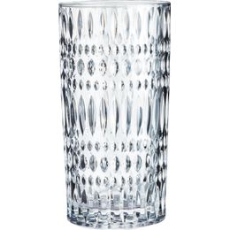 Nachtmann Longdrinkglas "Ethno", 4er-Set, transparent