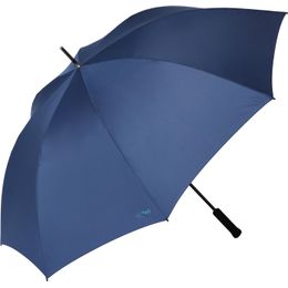 Happy Rain® Regenschirm, einfarbig, für Damen und Herren, blau
