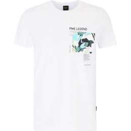 PME-Legend PME LEGEND T-Shirt, Print, für Herren, weiß, XXL