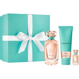 Tiffany & Co. TIFFANY & CO. Rose Gold Duft-, Duftset (Eau de Parfum 75 ml, parfümierte Bodylotion Eau mini 5 ml), Damen, fruchtig/blumig, KLAR