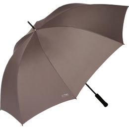 Happy Rain® Regenschirme, einfarbig, für Damen und Herren, braun, 99