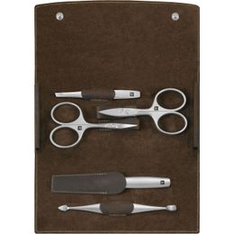 Zwilling Maniküre/Pediküre-Set, 5-tlg., braun