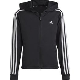 Adidas Trainingsjacke, Kapuze, für Kinder, schwarz, 128