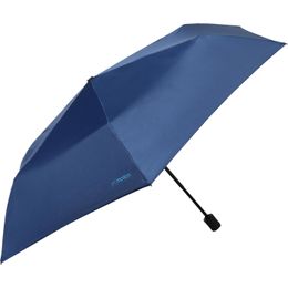 Happy Rain® Regenschirm, einfarbig, für Damen und Herren, blau, 99