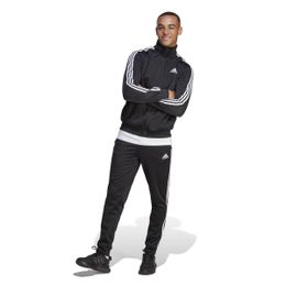 Adidas Trainingsanzug "Basic 3-Stripes", Seitentaschen, für Herren, schwarz, XL
