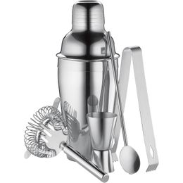 Cilio Cocktail-Set, 5-teilig, silber