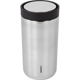 Stelton Isolierbecher "To-Go Click", Edelstahl, 0,2 l, silber