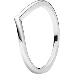 Pandora Damen Ring "Wishbone 196314", 925er Silber, silber