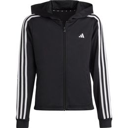 Adidas Trainingsjacke, Kapuze, für Kinder, schwarz, 164