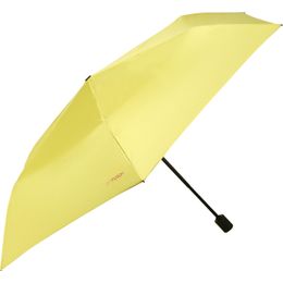 Happy Rain® Air Motion Regenschirm, leichtgewichtig, klein verstaubar, gelb, 99