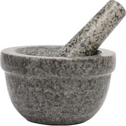 RÖSLE Mörser, Granit, rutschfest, Ø 14 cm, grau