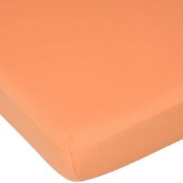 Estella® Feinjersey-Spannbettlaken, uni, orange