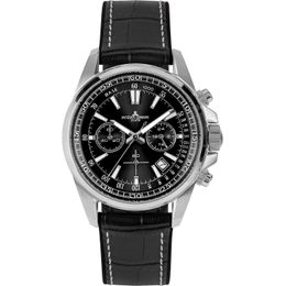 Jacques Lemans Herren Chronograph "1-2117A", schwarz