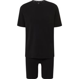 Calvin Klein Schlafanzug "2-teiler Set", Melange, für Herren, schwarz, XL