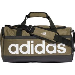 Adidas Trainingstasche "Essentials Linear Dufflebag M", grün, M