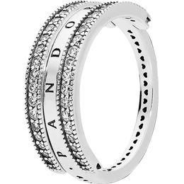 Pandora Damen Ring "197404CZ", 925er Silber, silber