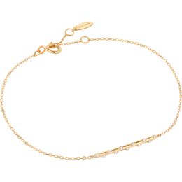 Ania Haie Damen Armband, 585er Gelbgold mit 11 Diamanten, zus. ca. 0,055 Karat, gold