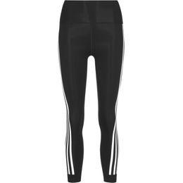 Adidas Hose, Print, elastisch, für Damen, schwarz, XS