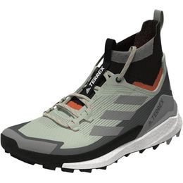 Adidas Terrex Wanderschuhe "Free Hiker 2", strapazierfähig, stabilisierend, für Herren, grün, 46