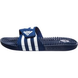 Adidas Badesandalen "Adissage", Massagefunktion, verstellbar, für Herren, blau, 40 2/3