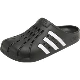 Adidas Clogs, EVA-Fußbett, für Herren, schwarz, 42