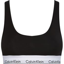 Calvin Klein Modern Cotton Bustier, Logo, für Damen, schwarz, M