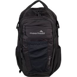 Moorhead Daypack "Beckenried 23", belüfteter Rücken, Hüftgurt, schwarz, OneSize