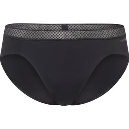 Calvin Klein Seductive Comfort Slip, Spitzenborte, für Damen, schwarz, XL