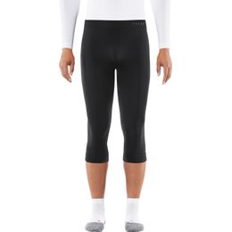 Falke Unterhose, 3/4-Länge, uni, für Herren, schwarz, XXL