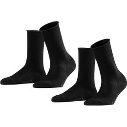 Falke Active Breeze Socken, mittelhoch, für Damen, schwarz, 35-38