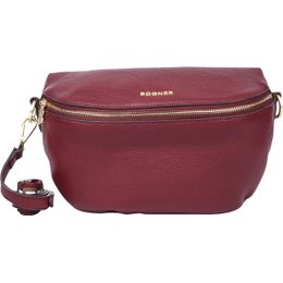 Bogner Umhängetasche "Sina", Leder, Reißverschluss, für Damen, rot