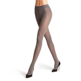 Falke Pure Matt Feinstrumpfhose, 50 DEN, Komfortbund, für Damen, grau, M/L