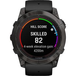 Garmin® Touchscreen-Smartwatch FĒNIX®7X PRO - SAPPHIRE SOLAR EDITION "010-02778", grau, 99