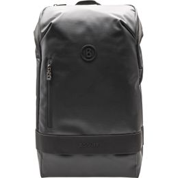 Bogner Rucksack, Logoprägung, uni, schwarz