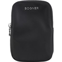 Bogner Smartphonetasche "Johanna", Emblem, Reißverschluss, schwarz