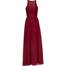 MASCARA© LONDON Abendkleid, Spitze, tailliert, für Damen, rot, 34