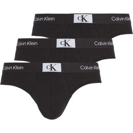 Calvin Klein Unterhosen, 3er-Pack, Logobund, für Herren, schwarz, S