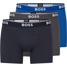 BOSS Pants, Logo-Bund, für Herren, blau, XL