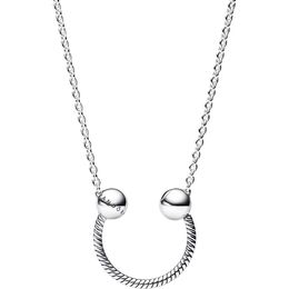 Pandora Damen Kette mit Anhänger, 925er Silber, silber, 45