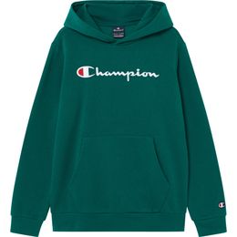 Champion® Hoodie, Logo-Detail, für Kinder, grün, 176