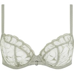 Chantelle Fleurs Bügel-BH, Tüll, elastisch, für Damen, grün, 75C