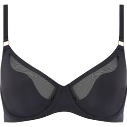 Chantelle Pure Light Bügel-BH, nahtlose Cups, für Damen, schwarz, 70D