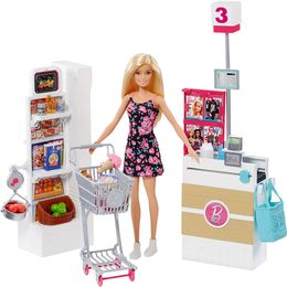 Barbie Puppen-Spielset "Supermarkt Set", mehrfarbig