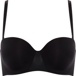 Chantelle Bandeau-BH, abnehmbare Träger, Silikonabschlüsse, für Damen, schwarz, 70C