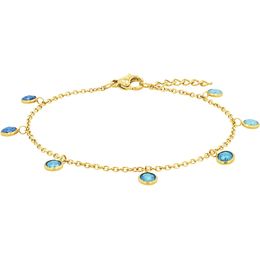 Amor Damen Armband, Edelstahl, gold, 99