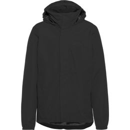 Jack Wolfskin Regenjacke "Stormy Point 2L", atmungsaktiv, wetterfest, für Herren, schwarz, S