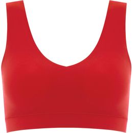 Chantelle Bustier, uni, breite Träger, für Damen, rot, XL