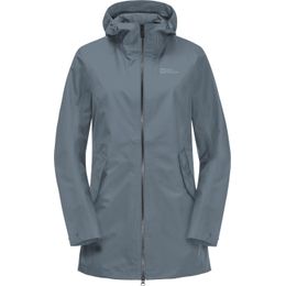 Jack Wolfskin Funktionsparka "Dakar", Reißverschluss, Kapuze, für Damen, blau, M