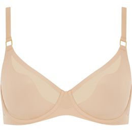 Chantelle Pure Light Bügel-BH, transparent, uni, für Damen, beige, 80B